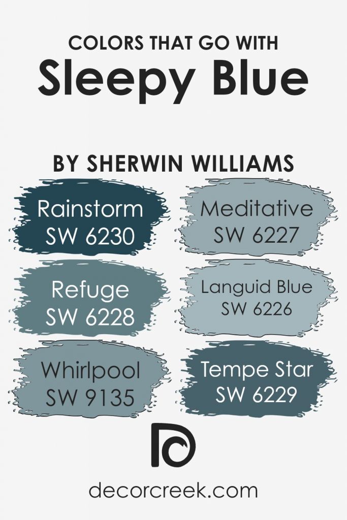 Sleepy Blue SW 6225 Paint Color by Sherwin Williams - DecorCreek
