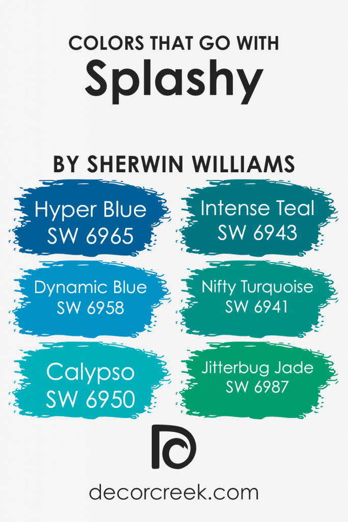 Splashy SW 6942 Paint Color by Sherwin Williams - DecorCreek