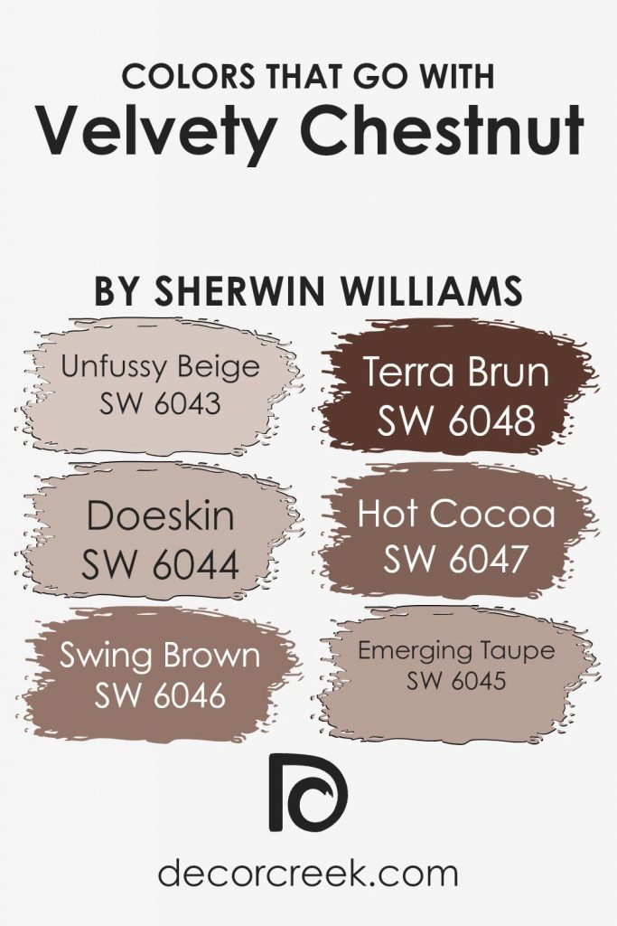 Velvety Chestnut SW 9079 Paint Color by Sherwin Williams - DecorCreek