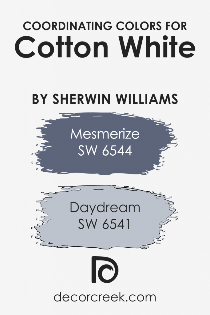 Cotton White SW 7104 Paint Color by Sherwin Williams - DecorCreek