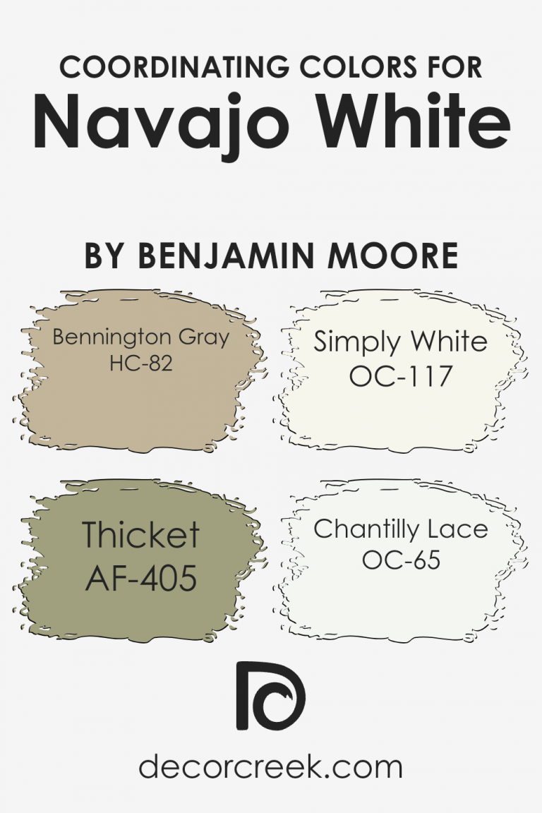 Navajo White OC-95 Paint Color by Benjamin Moore - DecorCreek