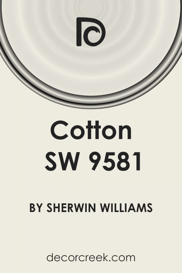 Cotton SW 9581 Paint Color by Sherwin Williams - DecorCreek