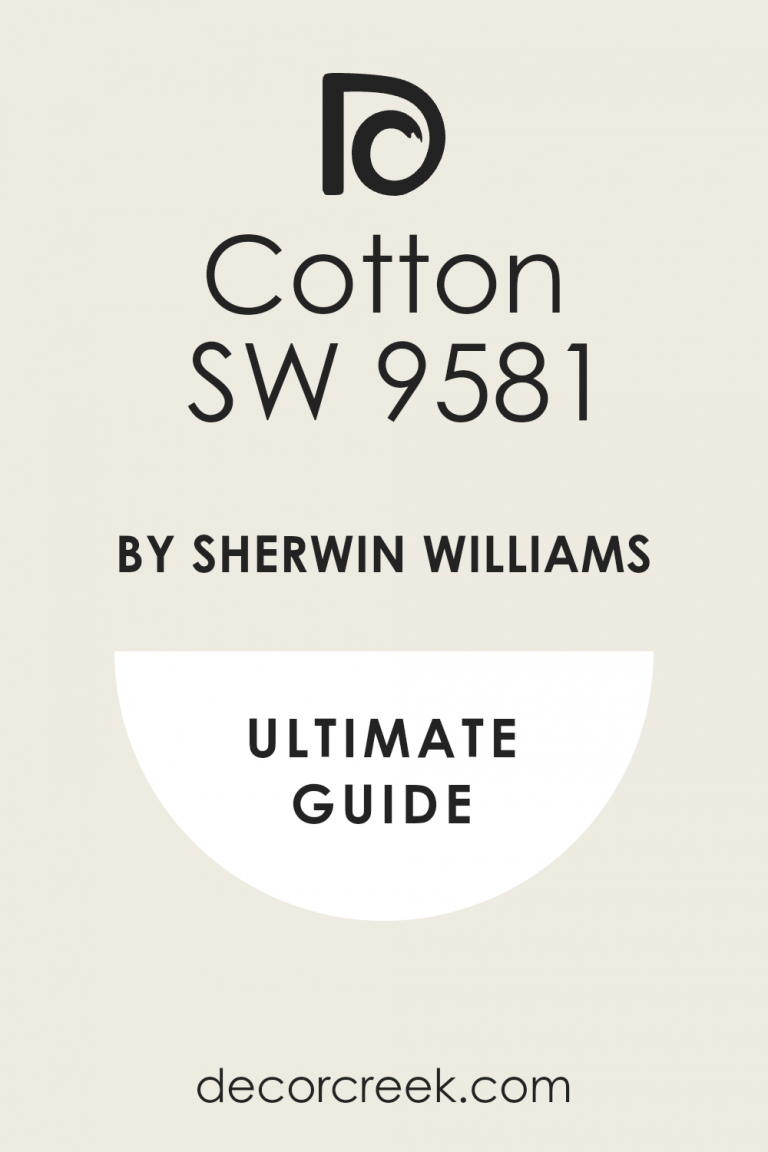 Cotton SW 9581 Paint Color by Sherwin Williams - DecorCreek