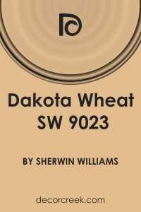 Dakota Wheat SW 9023 Paint Color by Sherwin Williams - DecorCreek