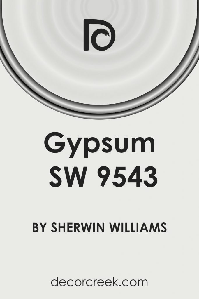 Gypsum SW 9543 Paint Color by Sherwin Williams - DecorCreek