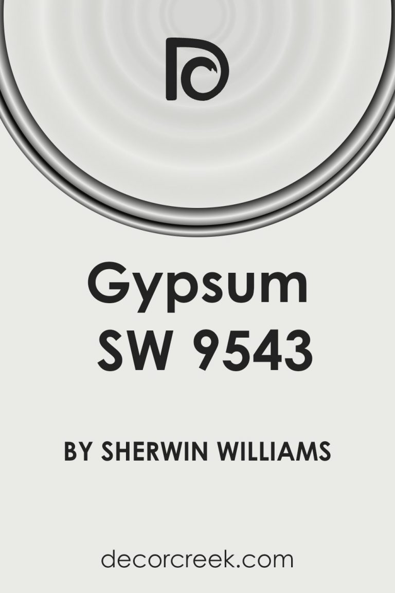 Gypsum SW 9543 Paint Color by Sherwin Williams - DecorCreek