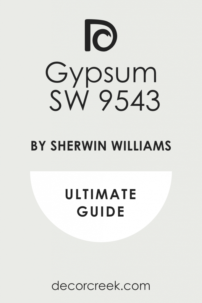 Gypsum SW 9543 Paint Color by Sherwin Williams - DecorCreek