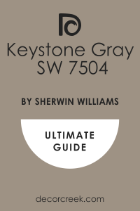 Keystone Gray SW 7504 Paint Color by Sherwin Williams - DecorCreek
