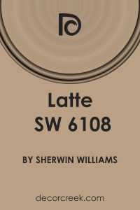 Latte SW 6108 Paint Color by Sherwin Williams - DecorCreek