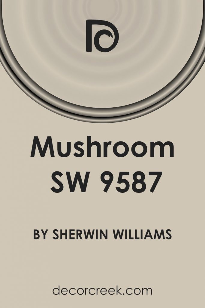Mushroom SW 9587 Paint Color by Sherwin Williams - DecorCreek