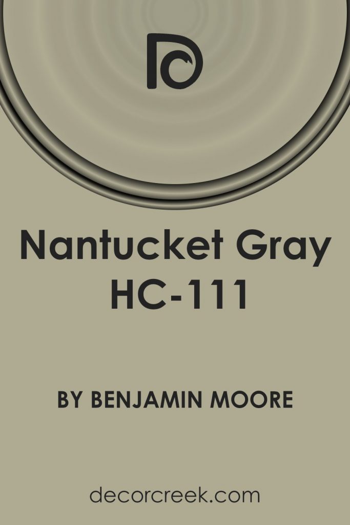 Nantucket Gray HC-111 Paint Color by Benjamin Moore - DecorCreek