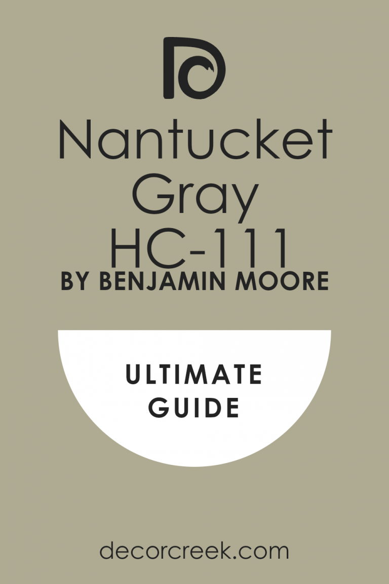 Nantucket Gray HC-111 Paint Color by Benjamin Moore - DecorCreek