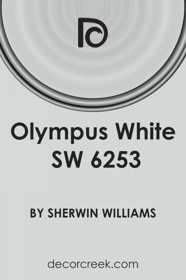 Olympus White SW 6253 Paint Color by Sherwin Williams - DecorCreek