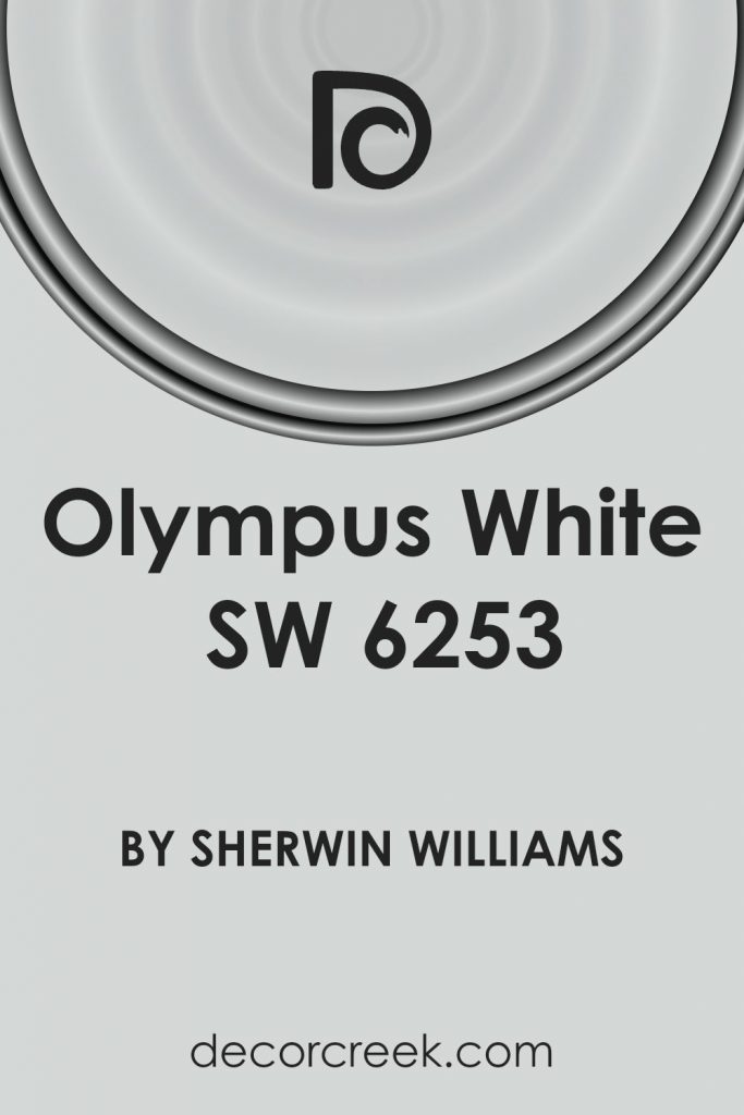 Olympus White SW 6253 Paint Color by Sherwin Williams - DecorCreek