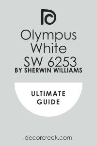 Olympus White SW 6253 Paint Color by Sherwin Williams - DecorCreek