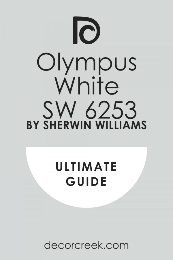 Olympus White SW 6253 Paint Color by Sherwin Williams - DecorCreek