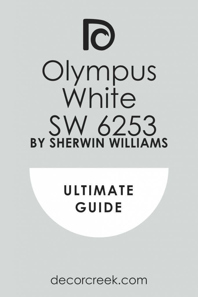 Olympus White SW 6253 Paint Color by Sherwin Williams - DecorCreek