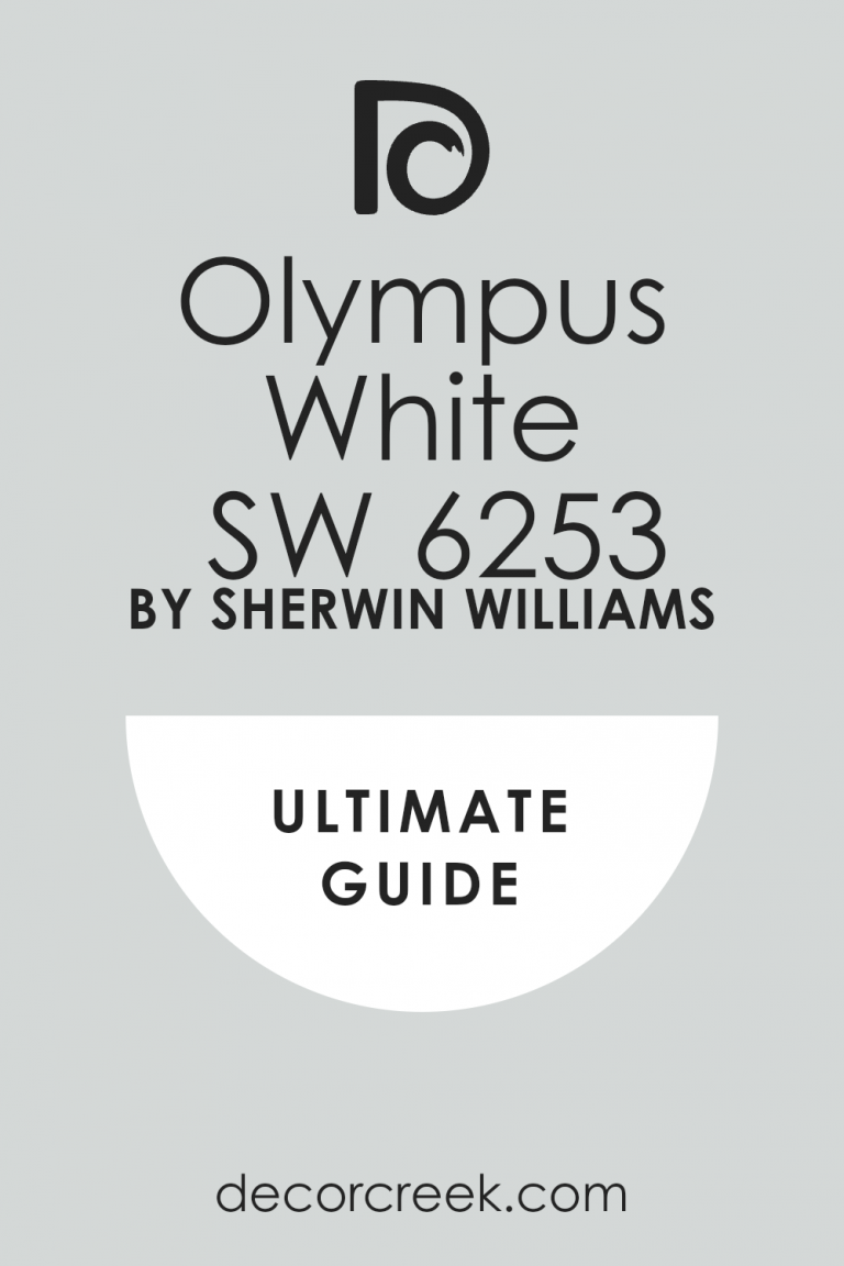 Olympus White SW 6253 Paint Color by Sherwin Williams - DecorCreek