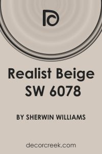 Realist Beige SW 6078 Paint Color by Sherwin Williams - DecorCreek
