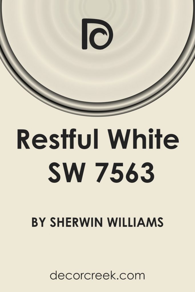 Restful White SW 7563 Paint Color by Sherwin Williams - DecorCreek