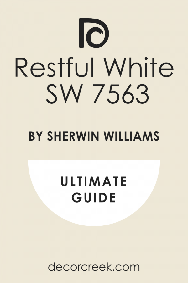 Restful White SW 7563 Paint Color by Sherwin Williams - DecorCreek