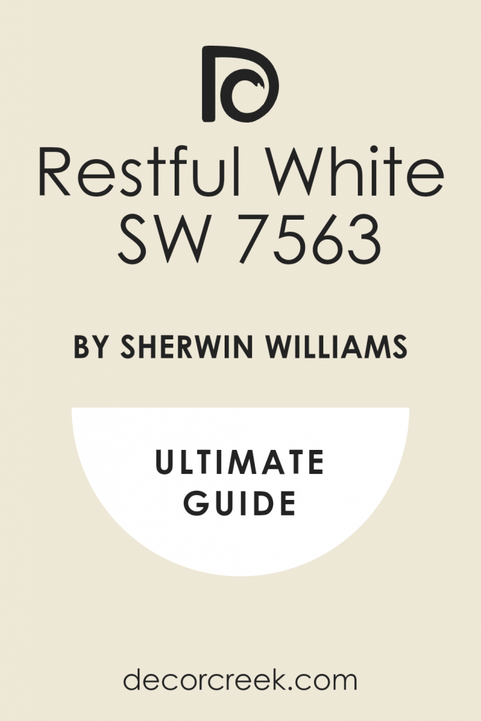 Restful White SW 7563 Paint Color by Sherwin Williams - DecorCreek