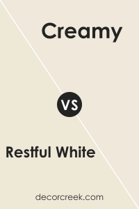 Restful White SW 7563 Paint Color by Sherwin Williams - DecorCreek
