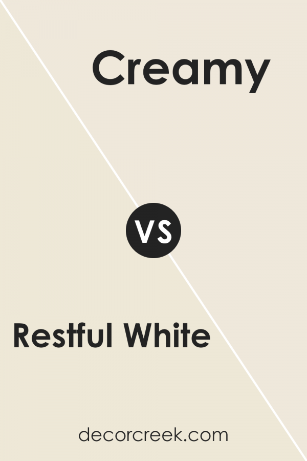 Restful White SW 7563 Paint Color by Sherwin Williams - DecorCreek