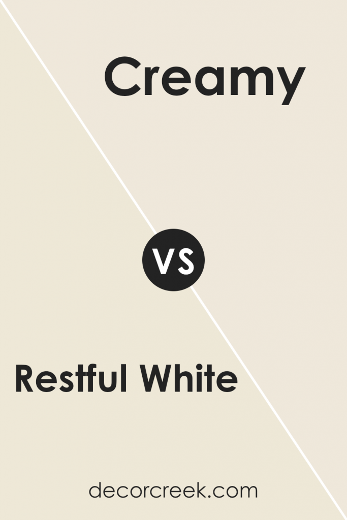 Restful White SW 7563 Paint Color by Sherwin Williams - DecorCreek