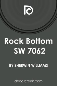 Rock Bottom SW 7062 Paint Color by Sherwin Williams - DecorCreek