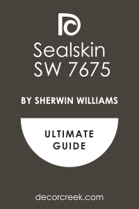 Sealskin SW 7675 Paint Color by Sherwin Williams - DecorCreek