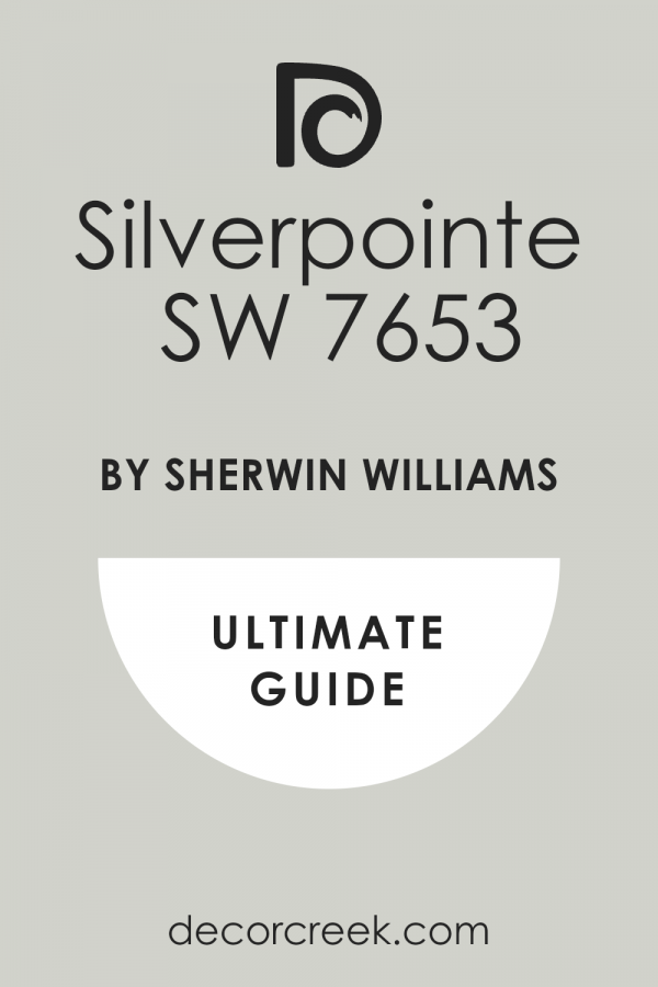 Silverpointe SW 7653 Paint Color by Sherwin Williams - DecorCreek