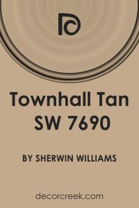 Townhall Tan SW 7690 Paint Color by Sherwin Williams - DecorCreek