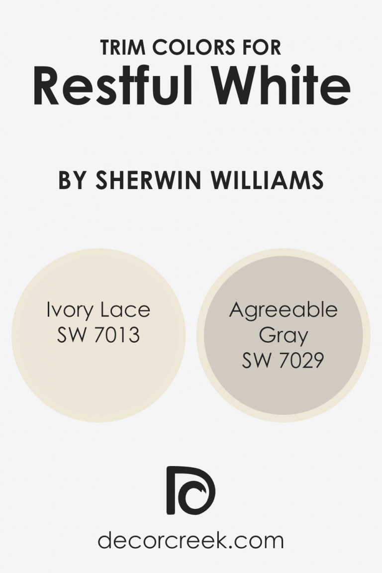 Restful White SW 7563 Paint Color by Sherwin Williams - DecorCreek