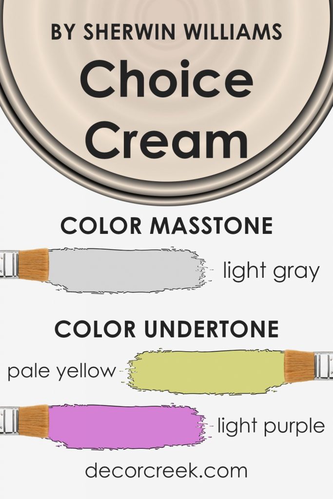 Choice Cream SW 6357 Paint Color by Sherwin Williams - DecorCreek