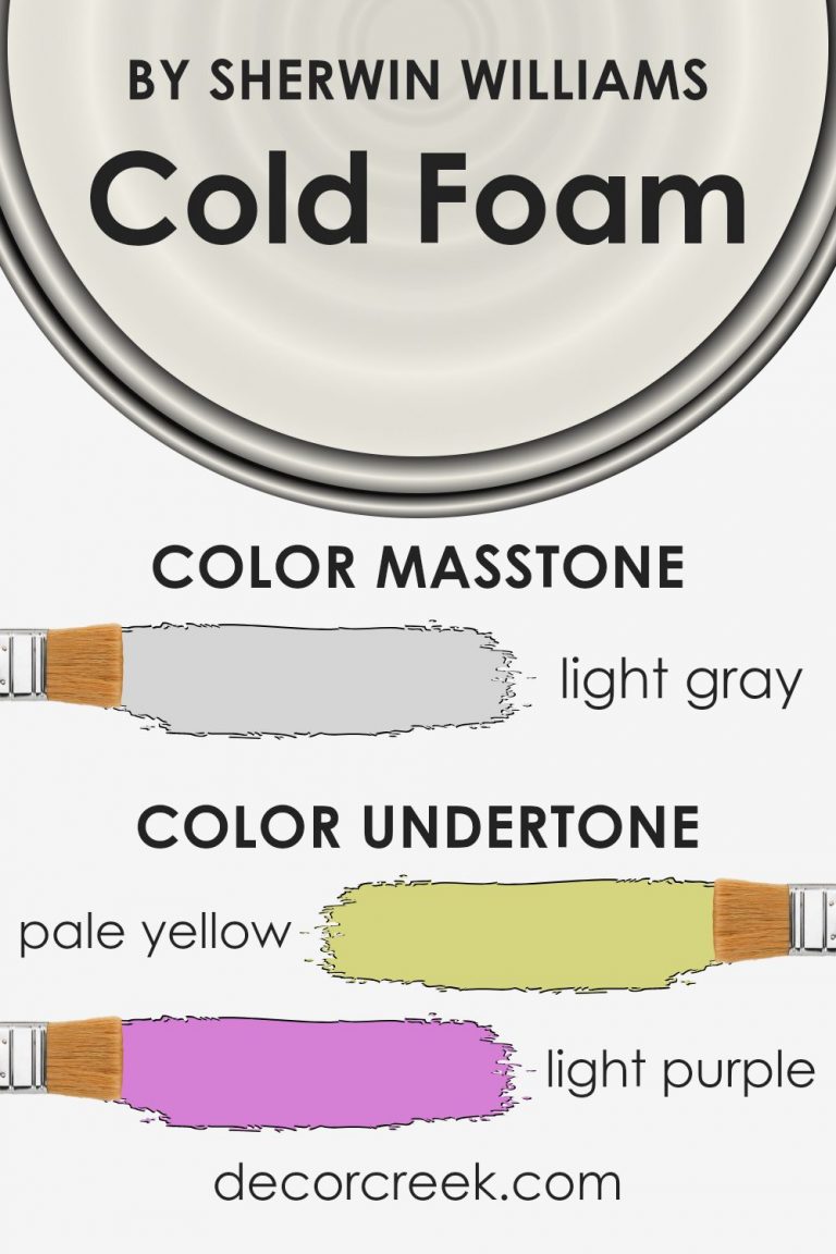 Cold Foam SW 9504 Paint Color by Sherwin Williams - DecorCreek
