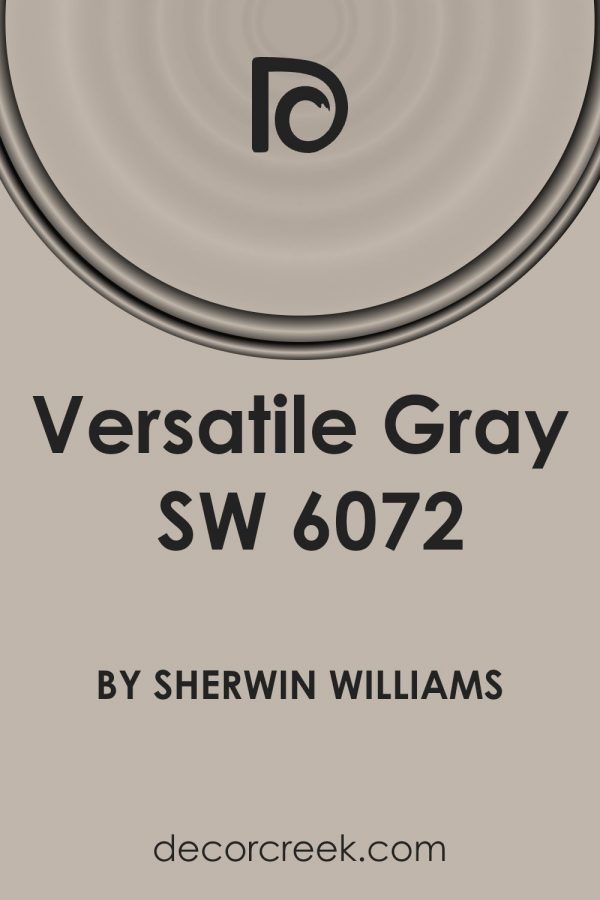 Versatile Gray SW 6072 Paint Color by Sherwin Williams - DecorCreek