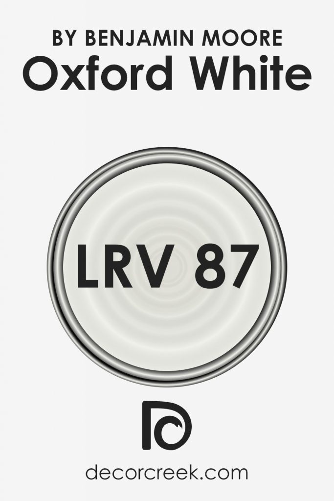 Oxford White 869 Paint Color by Benjamin Moore - DecorCreek