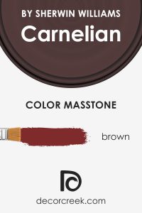 Carnelian SW 7580 Paint Color by Sherwin Williams - DecorCreek