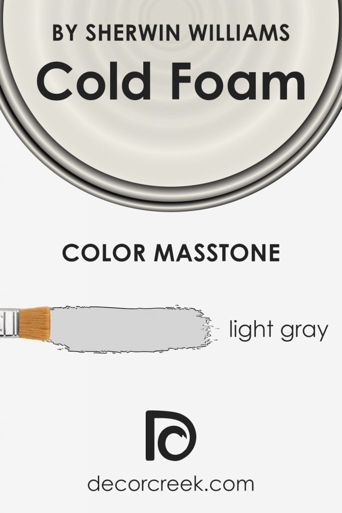 Cold Foam SW 9504 Paint Color by Sherwin Williams - DecorCreek