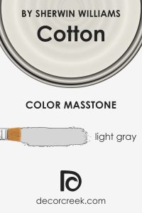 Cotton SW 9581 Paint Color by Sherwin Williams - DecorCreek