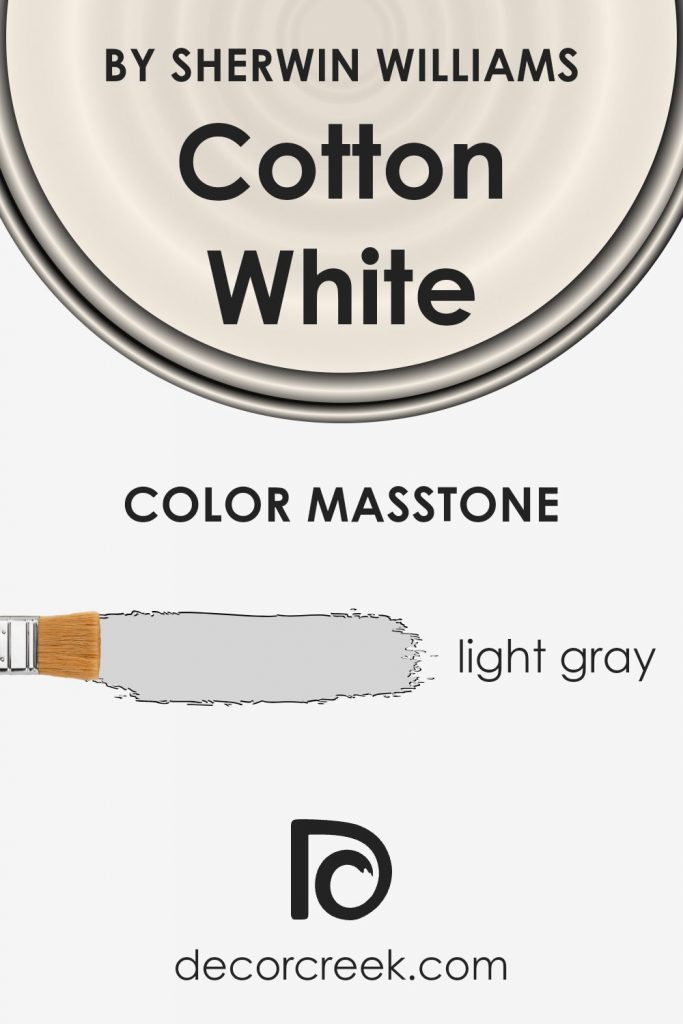 Cotton White SW 7104 Paint Color by Sherwin Williams - DecorCreek