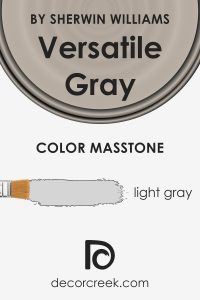 Versatile Gray SW 6072 Paint Color by Sherwin Williams - DecorCreek