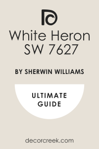 White Heron SW 7627 Paint Color by Sherwin Williams - DecorCreek