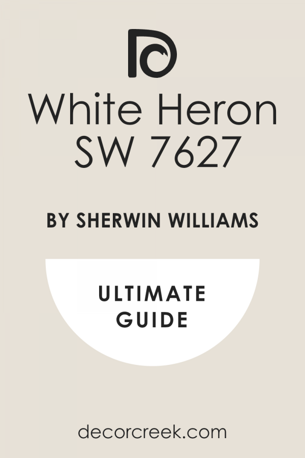 White Heron SW 7627 Paint Color by Sherwin Williams - DecorCreek