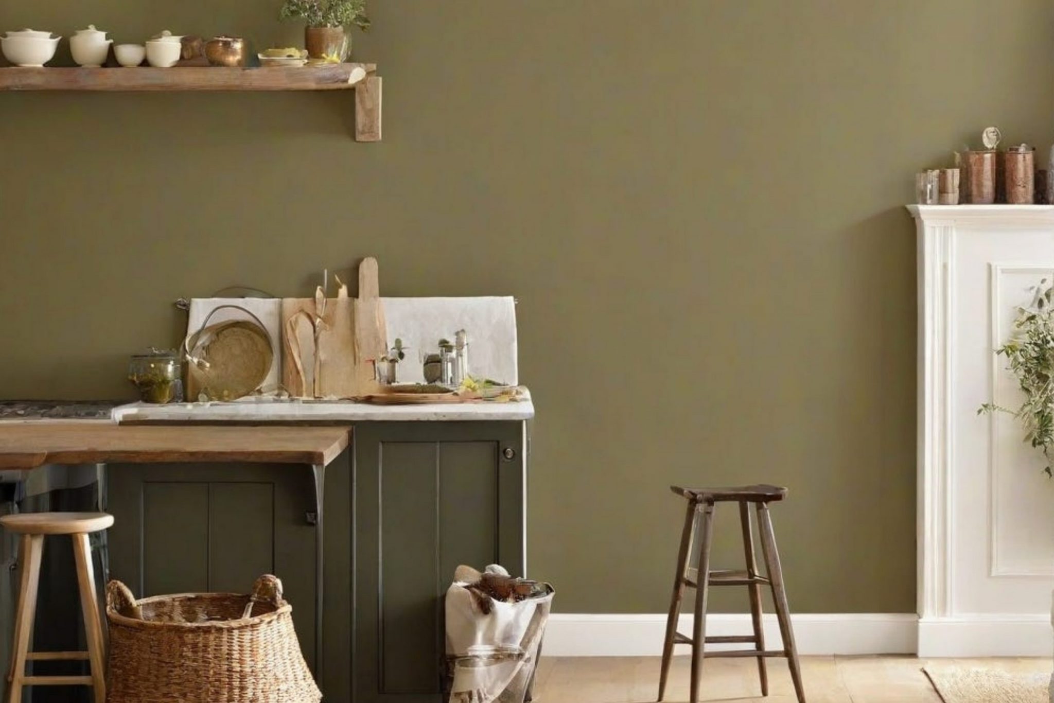 Olive Grove SW 7734 Paint Color by Sherwin Williams - DecorCreek