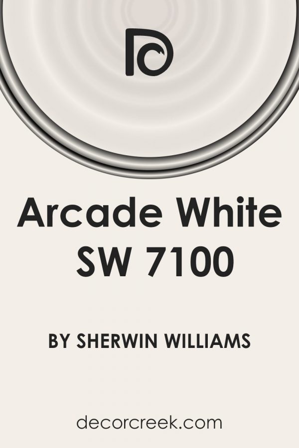 Arcade White SW 7100 Paint Color by Sherwin Williams - DecorCreek