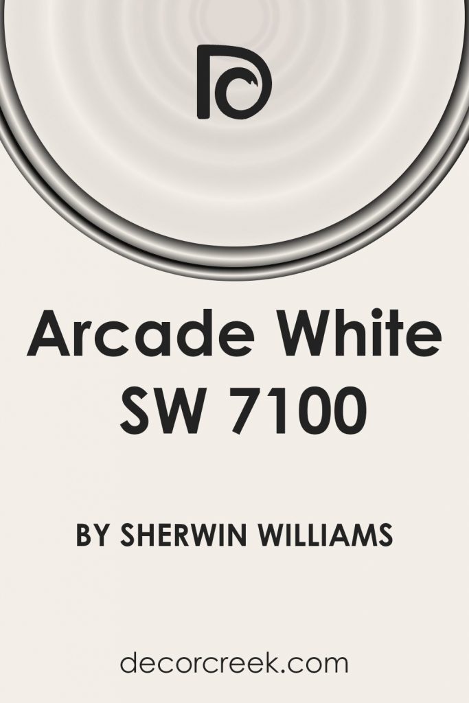 Arcade White SW 7100 Paint Color by Sherwin Williams - DecorCreek