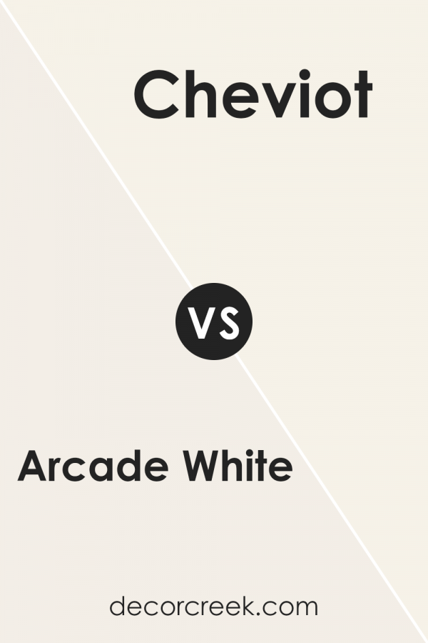 Arcade White SW 7100 Paint Color by Sherwin Williams - DecorCreek
