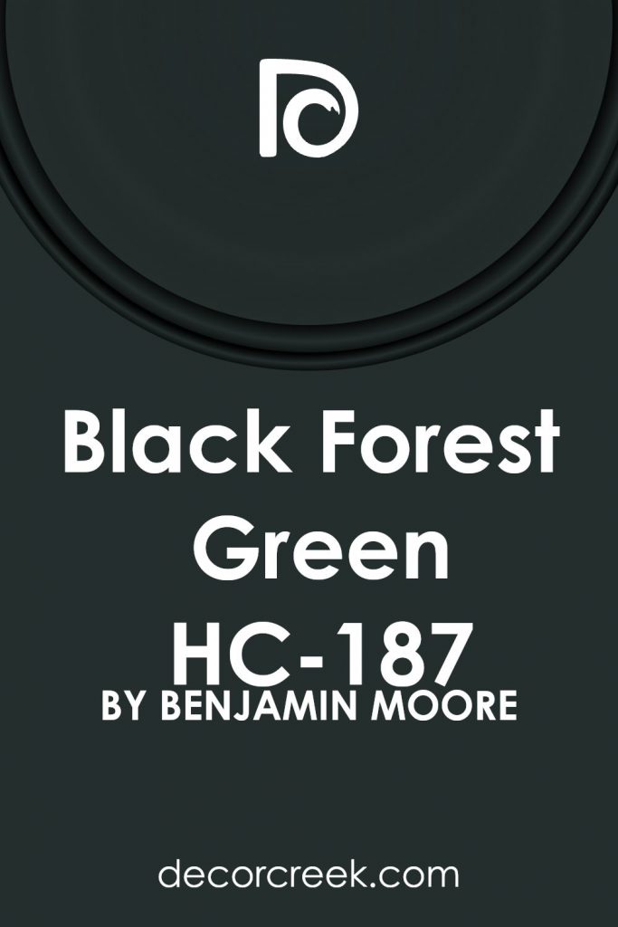 Black Forest Green HC-187 Paint Color by Benjamin Moore - DecorCreek
